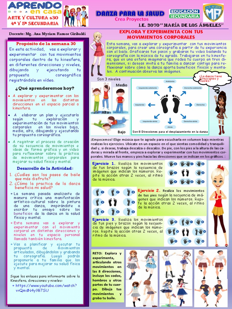 4ero s30 Danza | PDF | Bailes | Coreografía