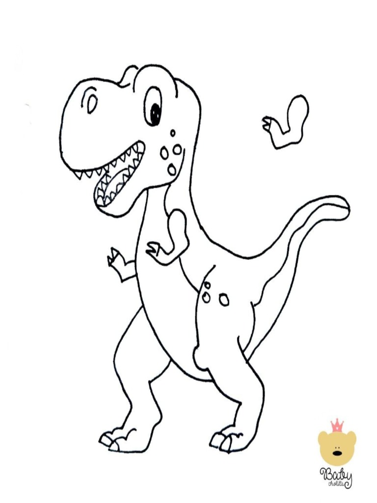 Molde-Dinosaurio - 1 | PDF