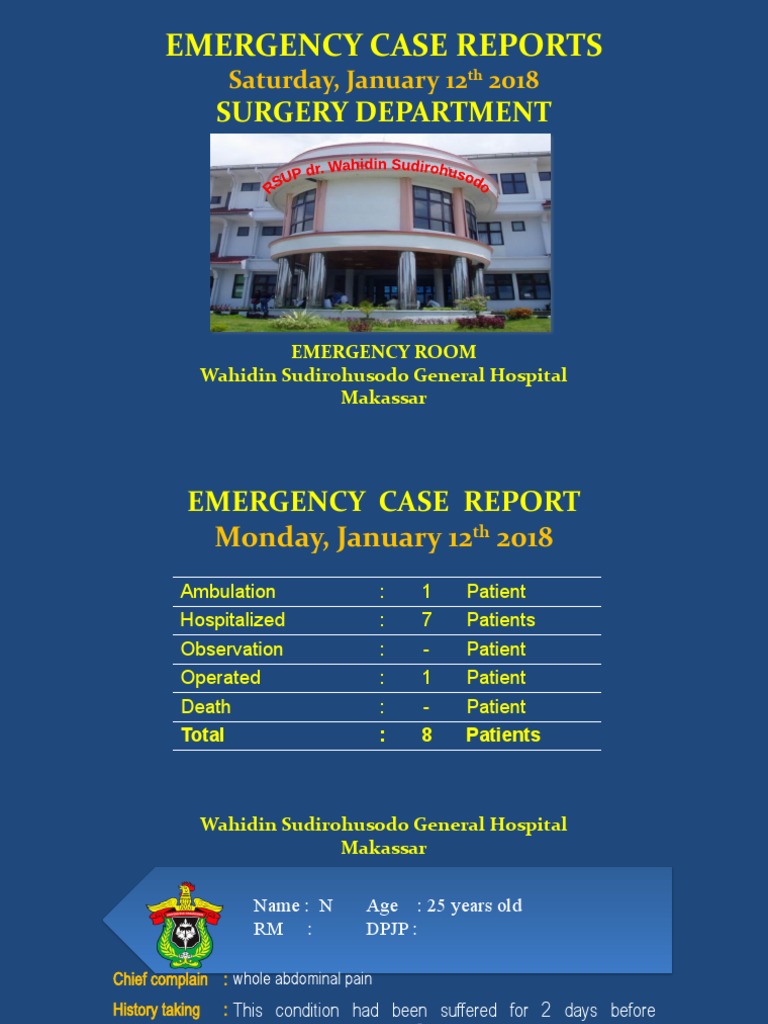 Peritonitis Generalisata Post Laparoskopi Appendiktomi | PDF ...