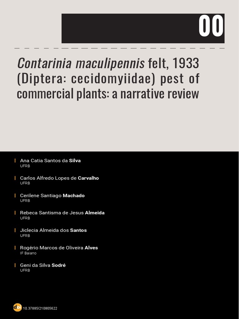 Orchid Pest: Contarinia maculipennis | PDF | Pest (Organism) | Pub Med