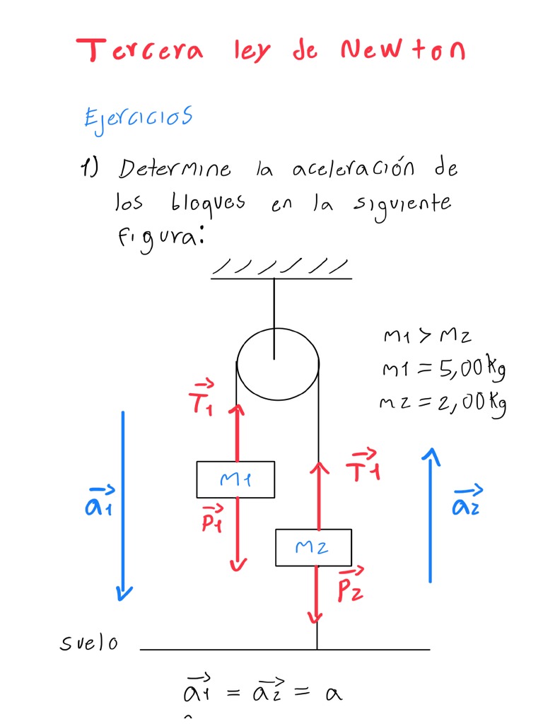 Tercera Ley de Newton | PDF