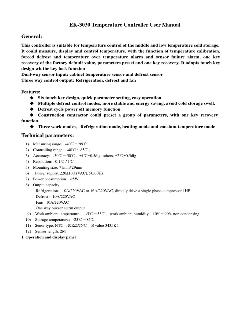 Ek 3030 | PDF | Refrigeration | Parameter (Computer Programming)