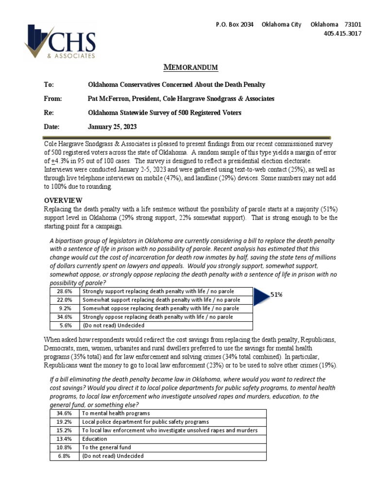 Cole Hargrave Snodgrass & Associates Research | PDF | Life Imprisonment ...