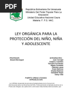 Qué Es La Lopna | PDF | Derechos de los niños | Convención de los ...