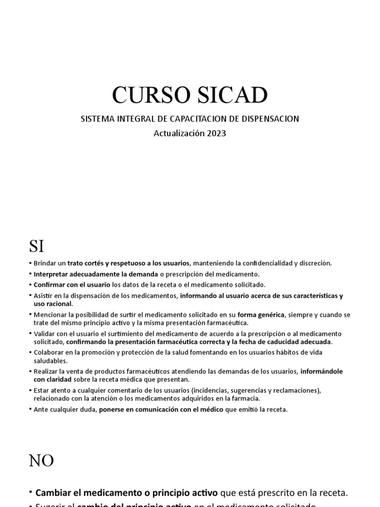 CURSO SICAD | PDF