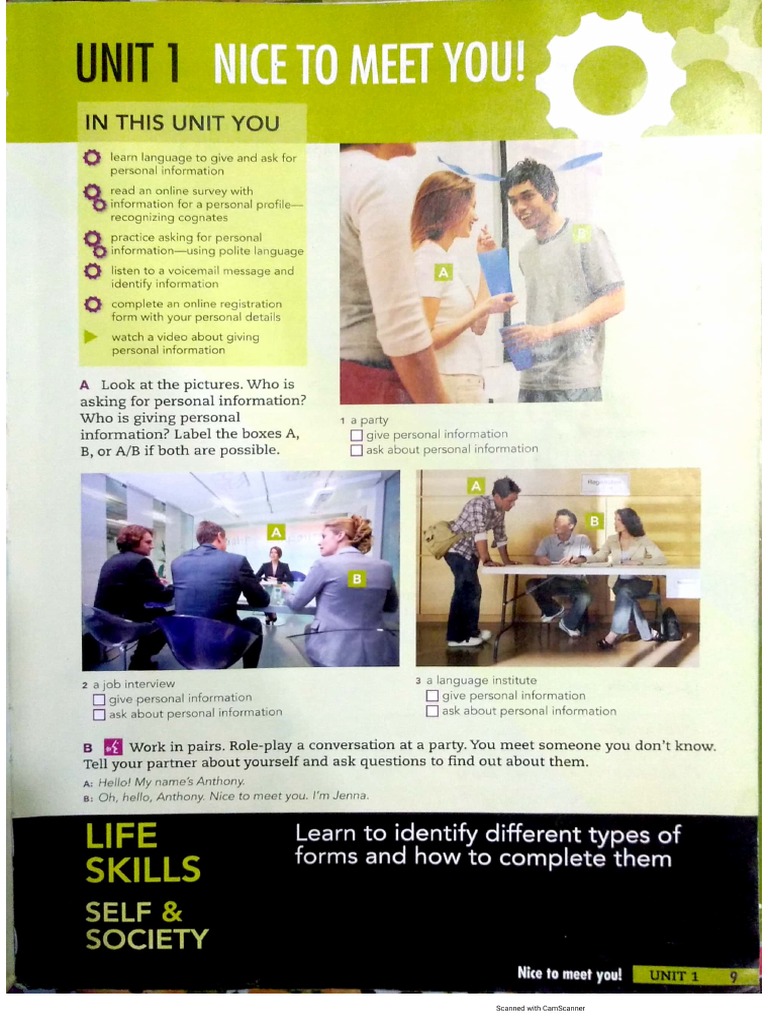 Unit 1 SB Insout | PDF