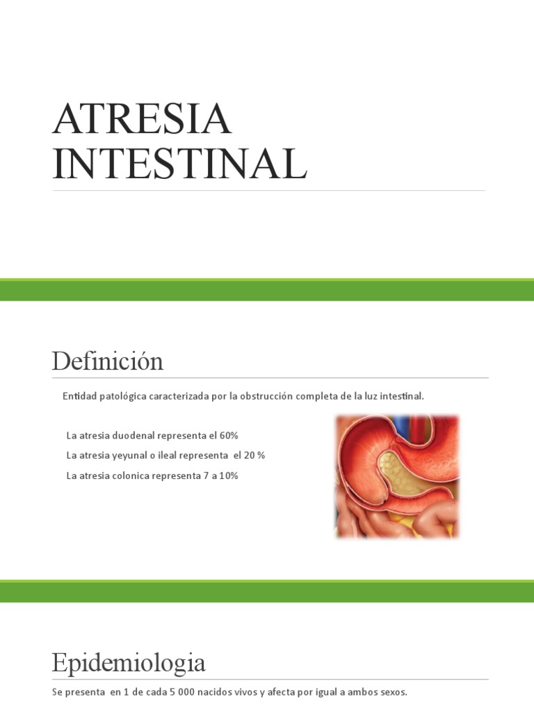 Atresia Intestinal en Recién Nacidos | PDF | Especialidades Medicas ...