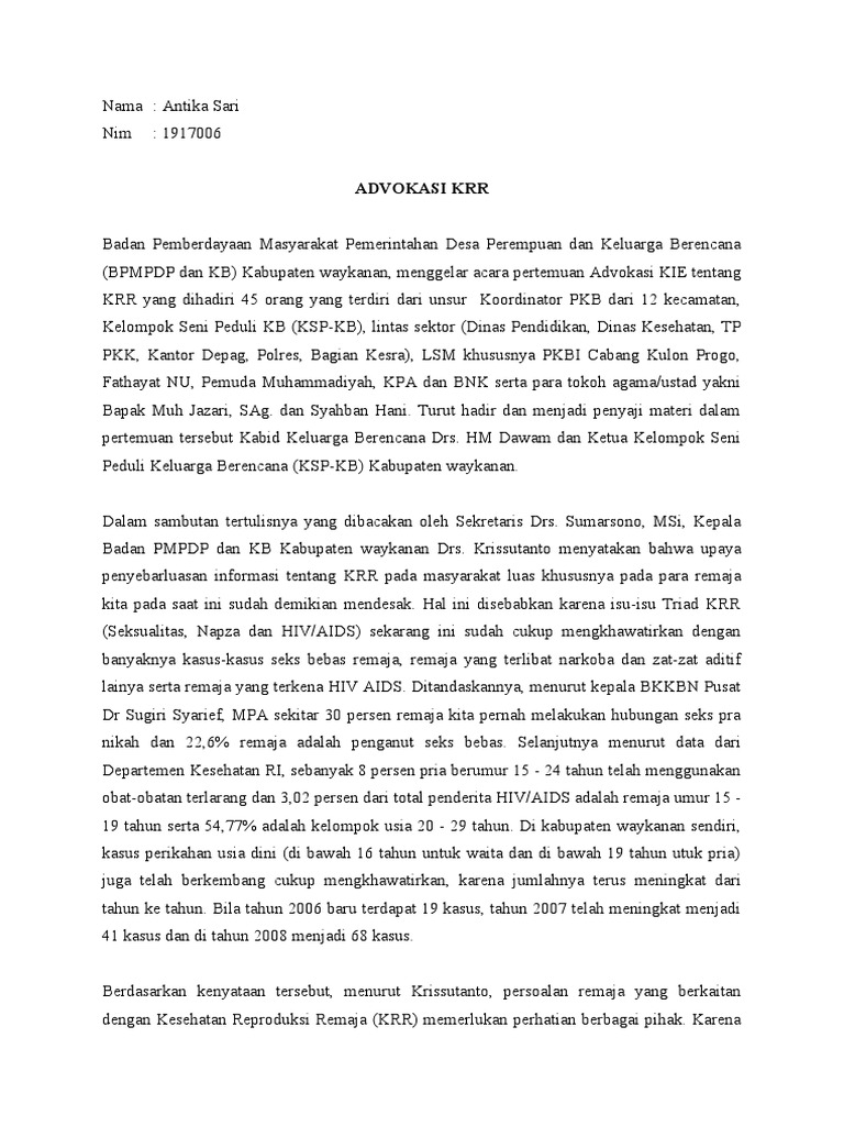 Antika Sari - 1917006 (Tugas PIK) | PDF