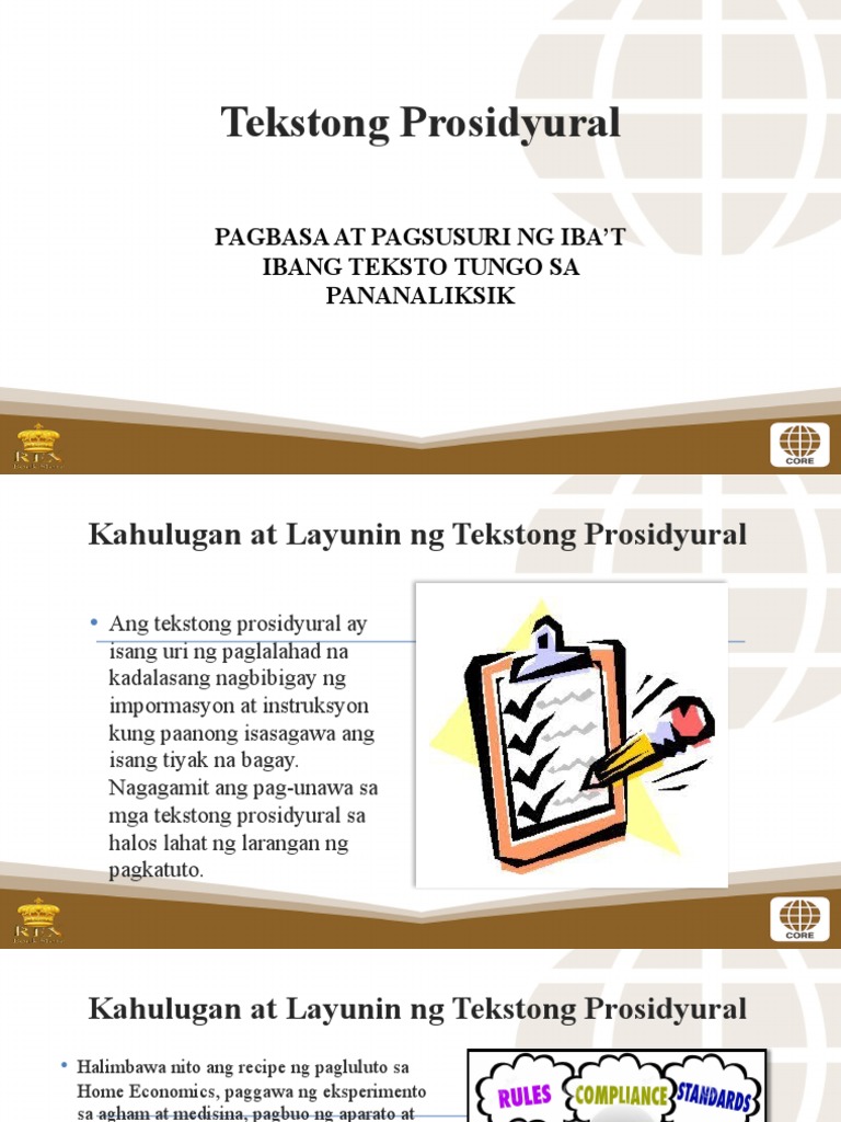 8 Tekstong Prosidyural | PDF