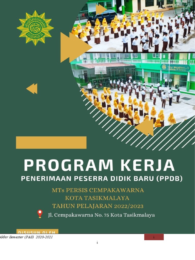 Program Kerja PPDB 2022 | PDF