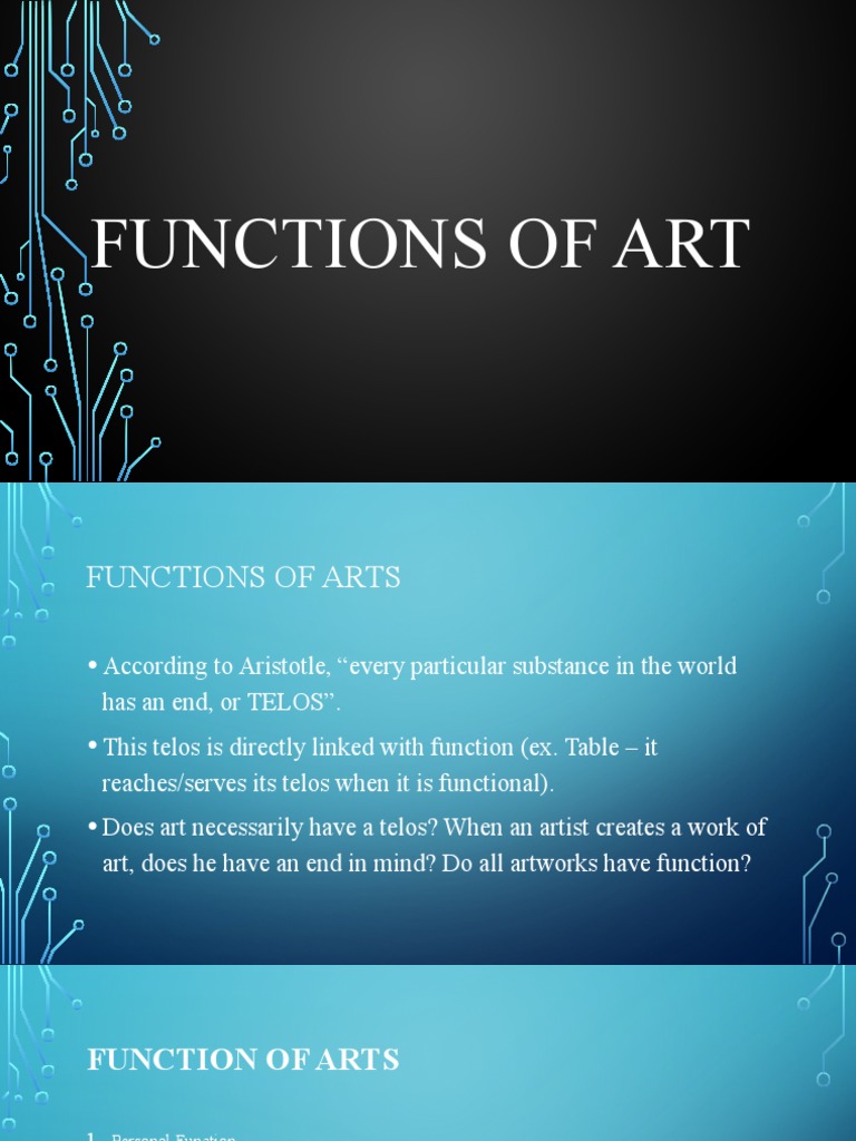 Chapter 1 Functions of Arts | PDF | The Arts | Paintings