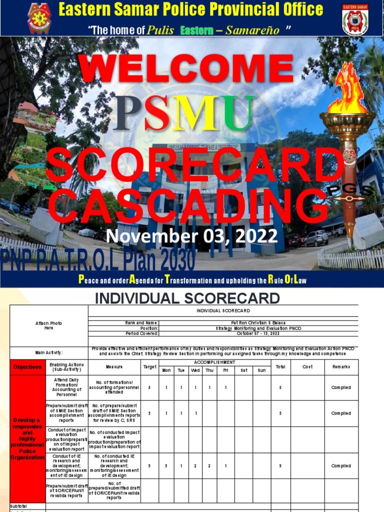 Scorecard Cascading PPO To Line Unit | PDF | Evaluation | Business