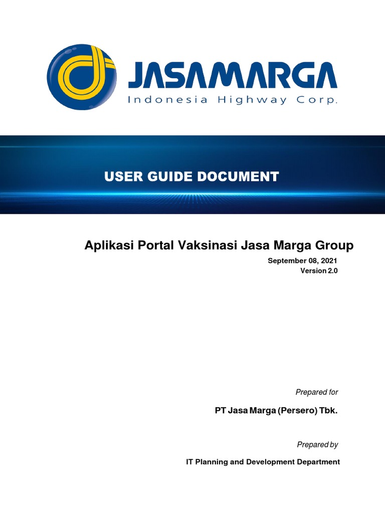 User Guide Aplikasi Monitoring Data Vaksin Fase 2 (User) | PDF