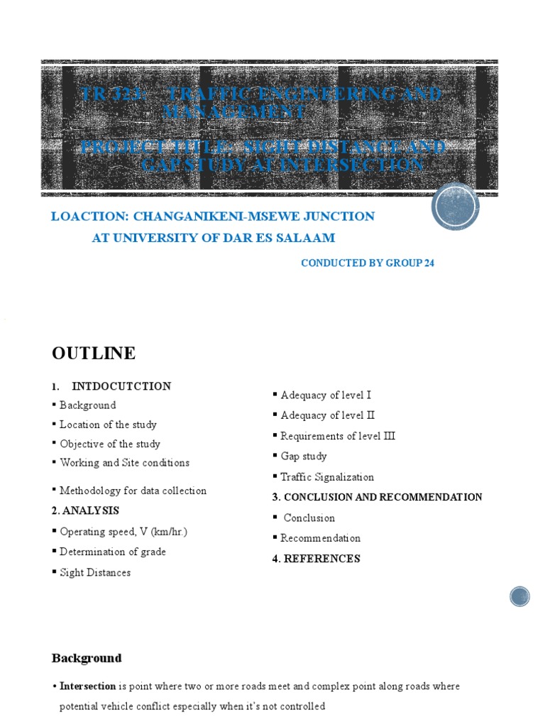 Tr 323 Pdf Traffic Intersection Road