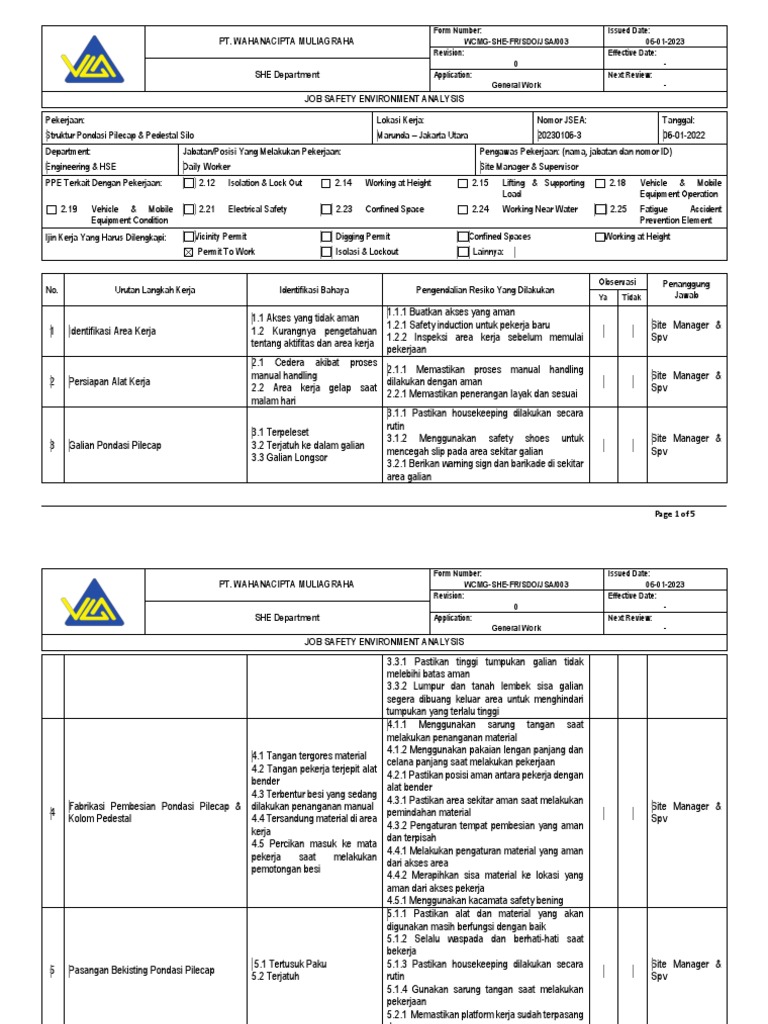 Jsa Silo - Foundation Structure | PDF