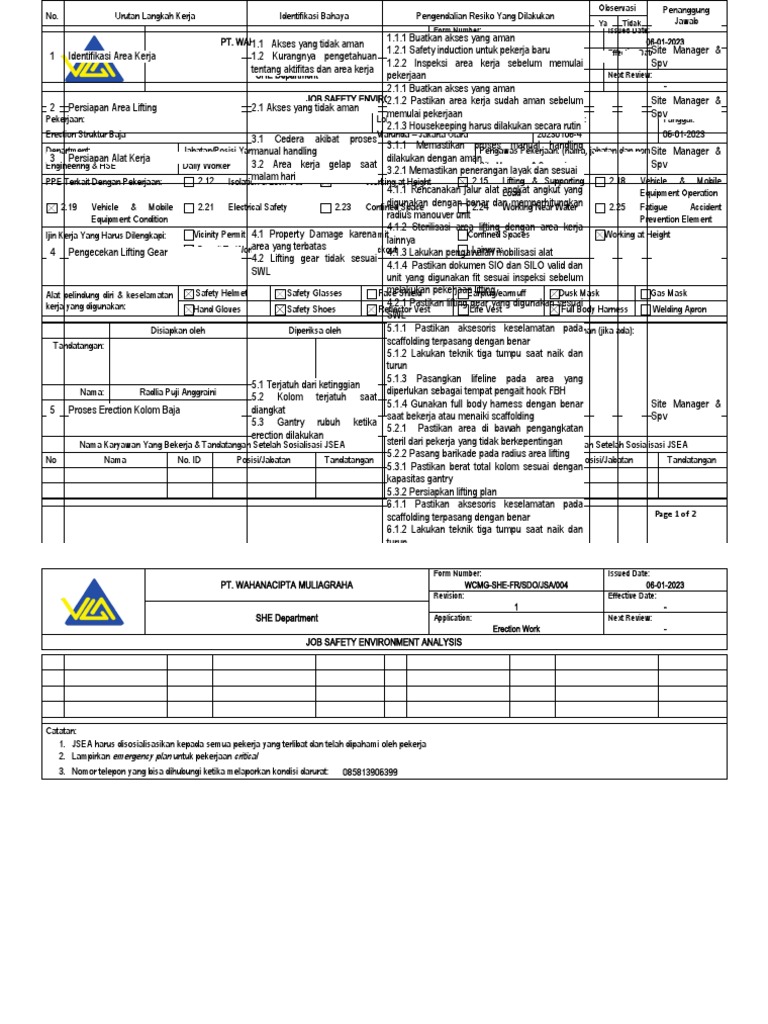 Jsa Silo - Erection Steel Structure | PDF