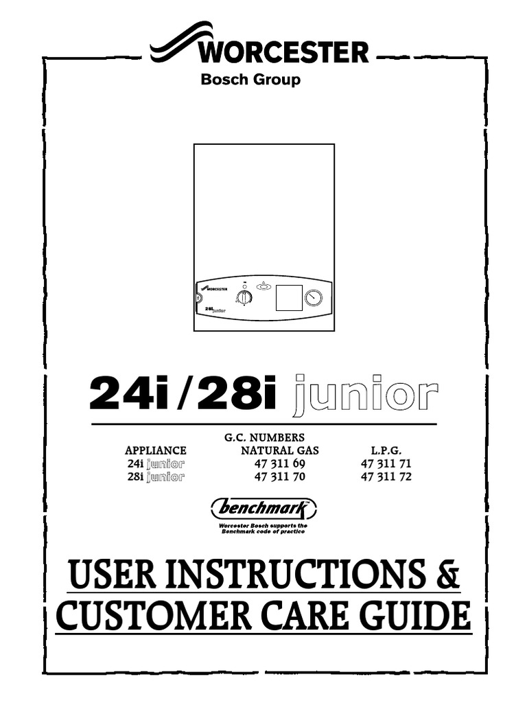 Worcester 24i Junior PDF Thermostat Water Heating