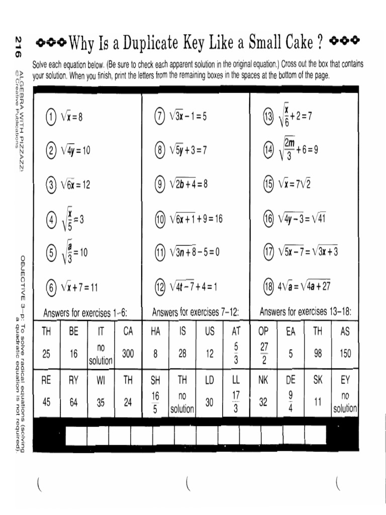 Solving Radical Equations | PDF