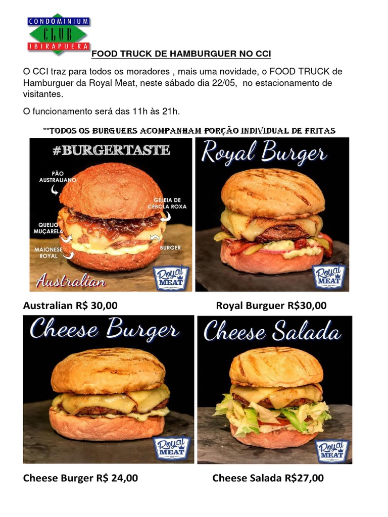 Food Truck de Hamburguer | PDF