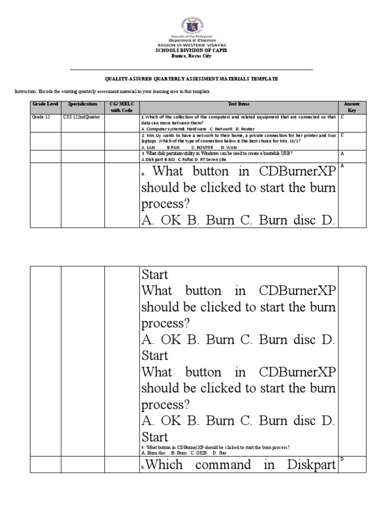 Grade 12 CSS 2ND Quarter | PDF | Software | Operating System