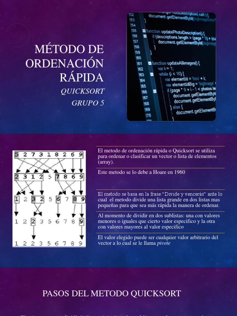 G5 Presentacion Quicksort | PDF