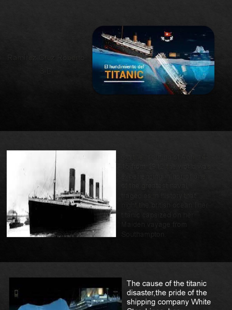 Titanic Disaster: Causes and Discovery | PDF