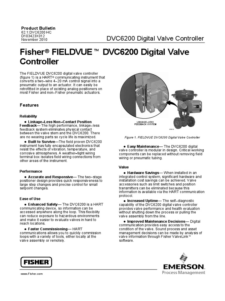 DVC6200HC | PDF | Vacuum Tube | Actuator