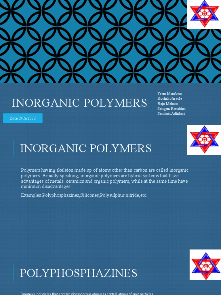Inorganic Polymers | PDF