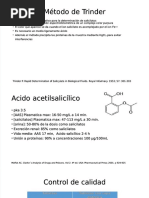 Método de Trinder para Salicilatos | PDF