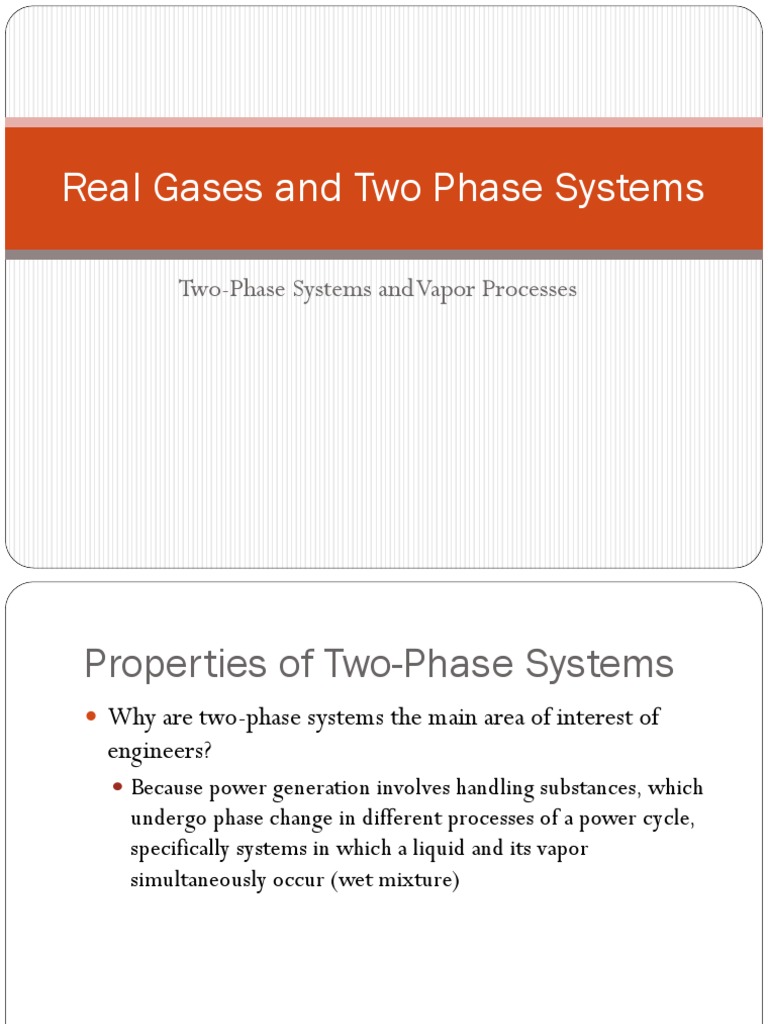 5 Properties of Two-Phase and Vapor Systems | PDF | Phase (Matter ...