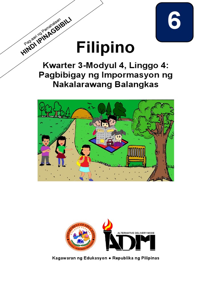Filipino 6 Q3 Mod4 Pagbibigay Impormasyong Hinihingi NG Nakalarawang Balangkas V4 | PDF