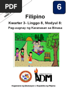 Fil 6 Q4 W6-Naipapahayag Ang Sariling Opinyon o Reaksiyon Sa Isang Napakinggang Balita Isyu o ...