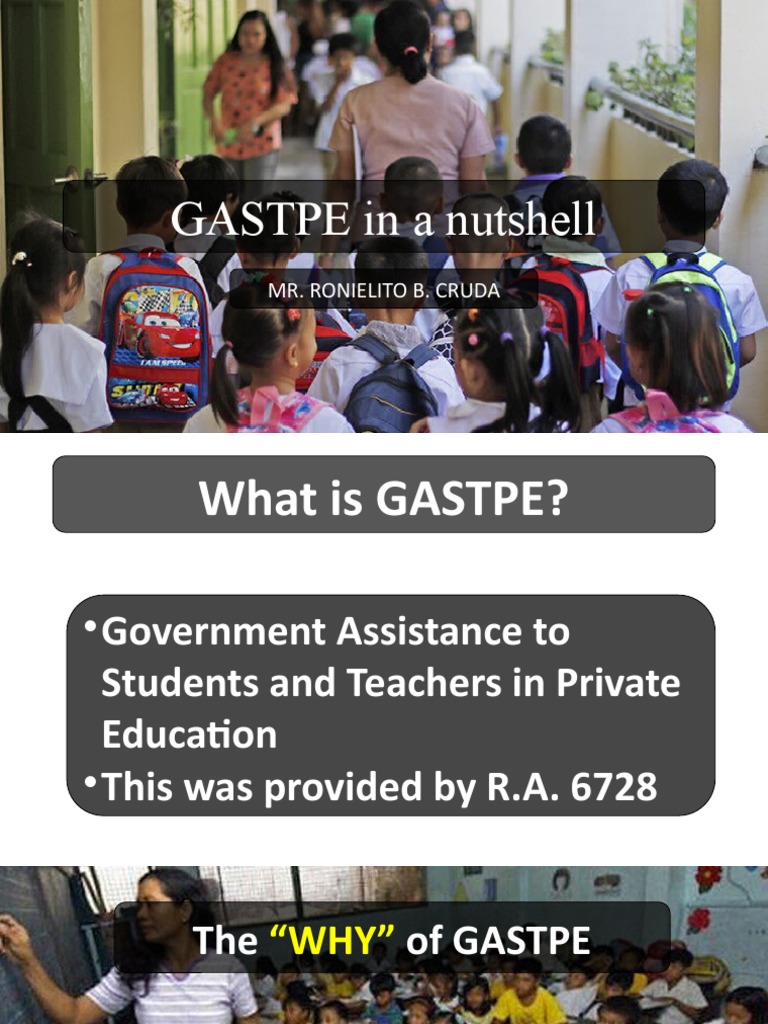GASTPE in A NUTSHELL | PDF | Academia | Higher Education