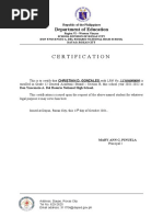 Certification of Load Allowance | PDF