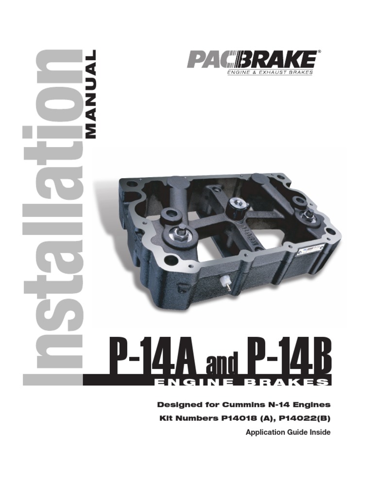 Instalacion Del Jake Brake Cummins | PDF | Piston | Valve