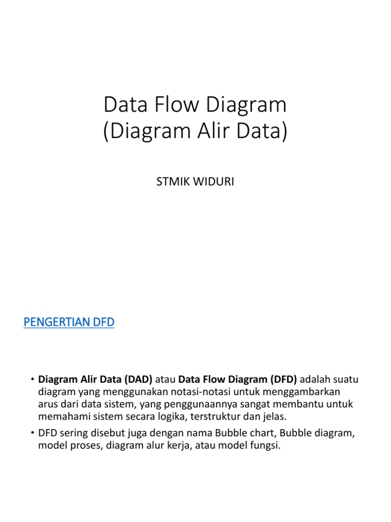 Materi Data Flow Diagram Pdf Komputer
