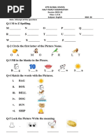 UKG Number Names Matching Worksheet | PDF | Teaching Mathematics