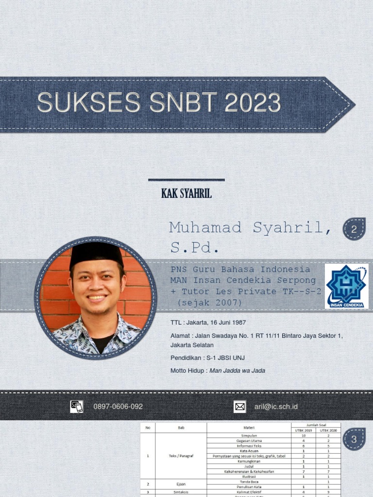 AZKARA - Sukses SNBT 2023 - SYAHRIL | PDF