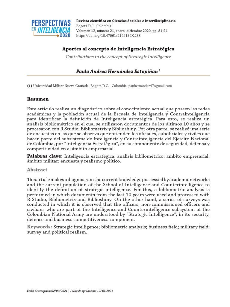 233-Texto del artículo-416-1-10-20211021 | PDF | Inteligencia | Toma de decisiones