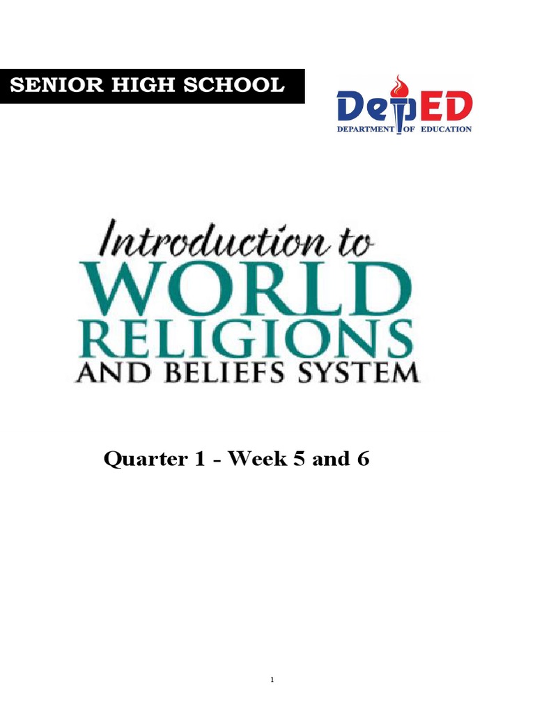Week 5 6 Intro To World Religion and Belief System Mdcratio | PDF ...