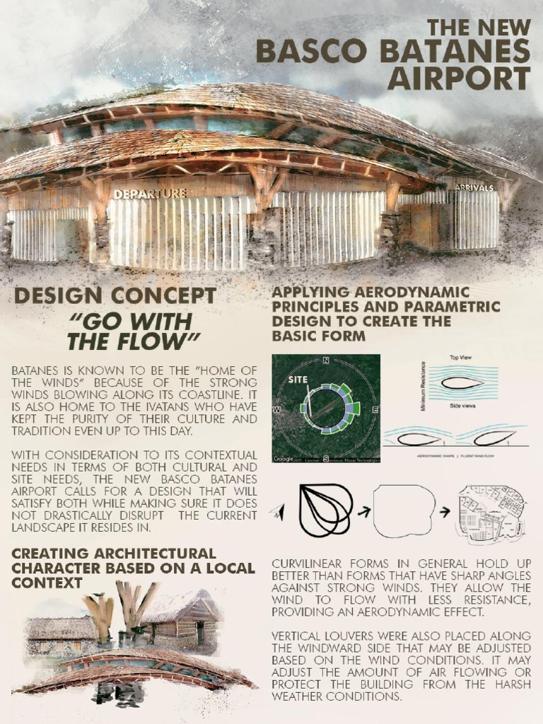 Architectural Design 8 - Basco Batanes New Airport | PDF