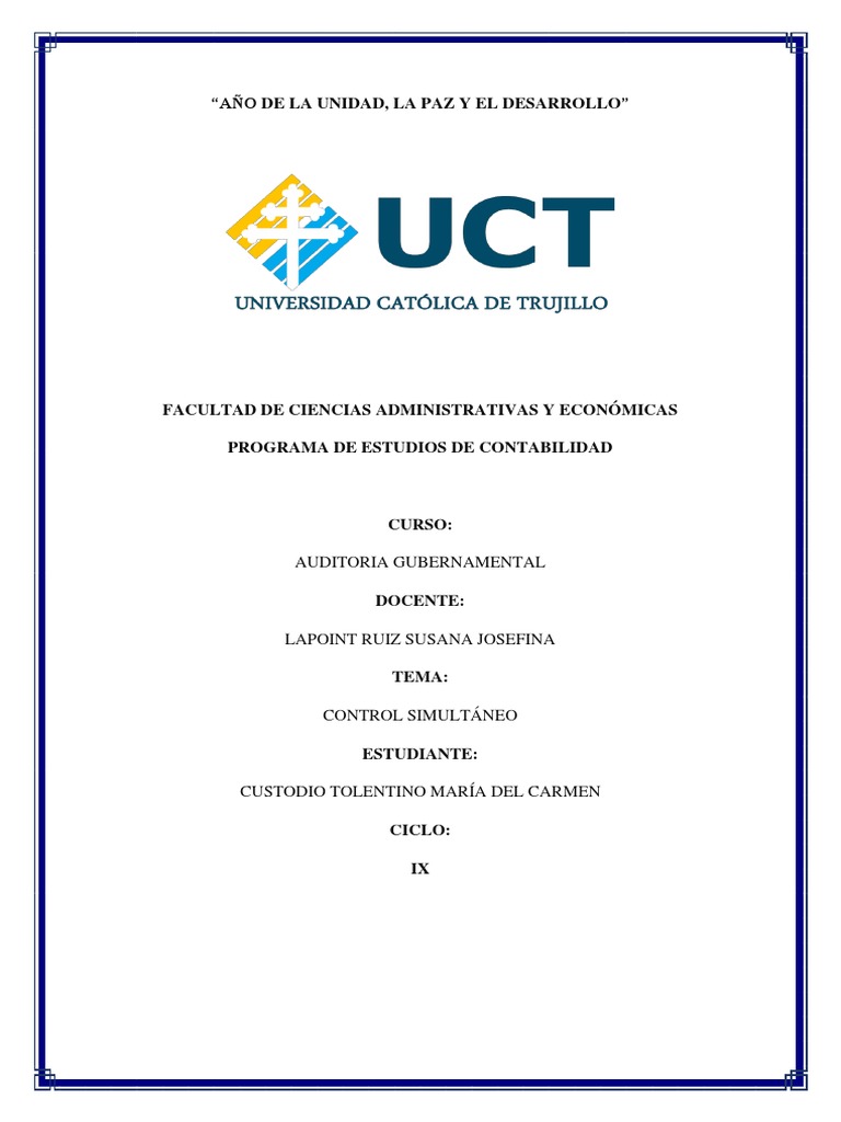 Control Simultaneo | PDF