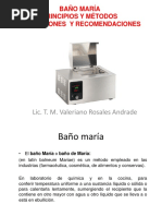 Mantenimiento y Uso del Baño María en Laboratorio | PDF | Agua ...