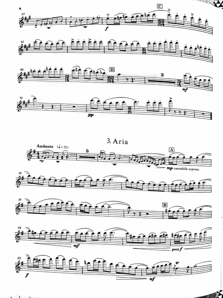 John Rutter Suite Antique 3-4 | PDF