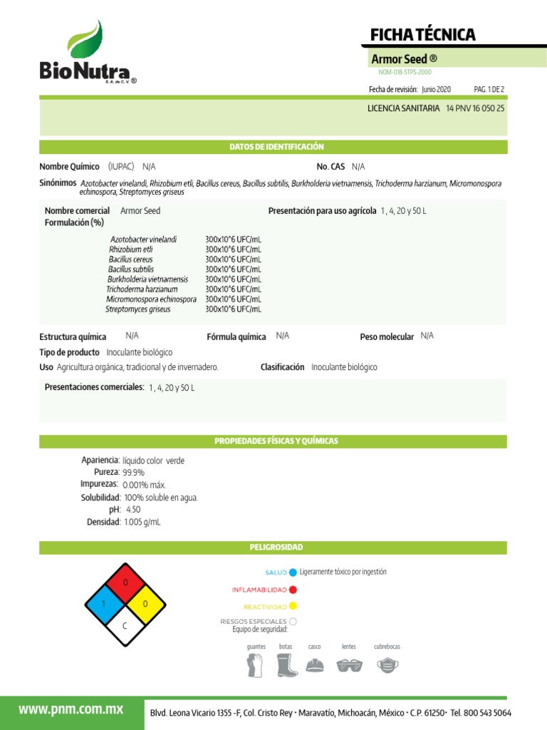 FT ArmorSeed | PDF | Suelo | Siembra