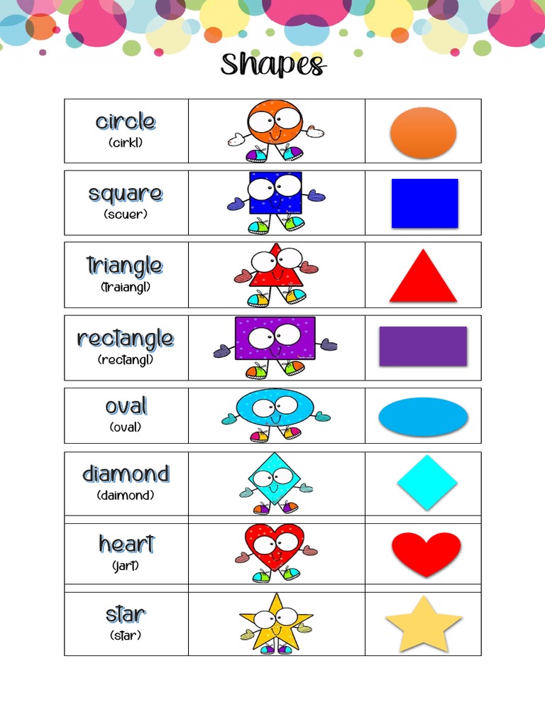 Figuras Geometricas Con Colores | PDF