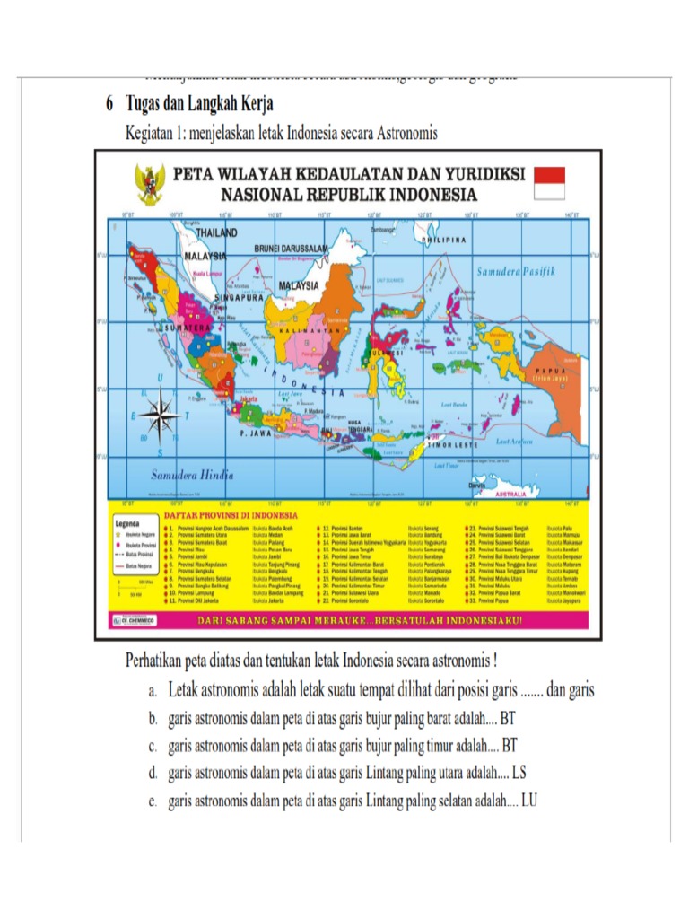 The Geographic and Geological Location of Indonesia | PDF