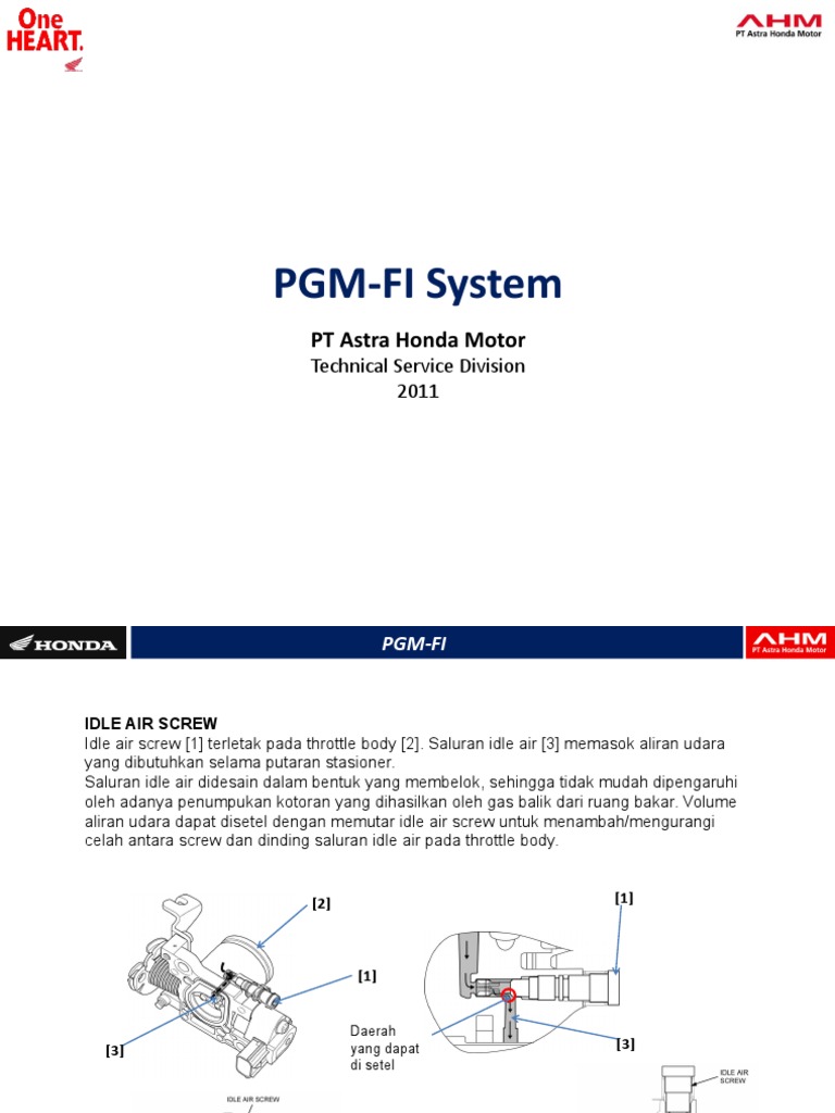 PGM-FI System Tambahan | PDF