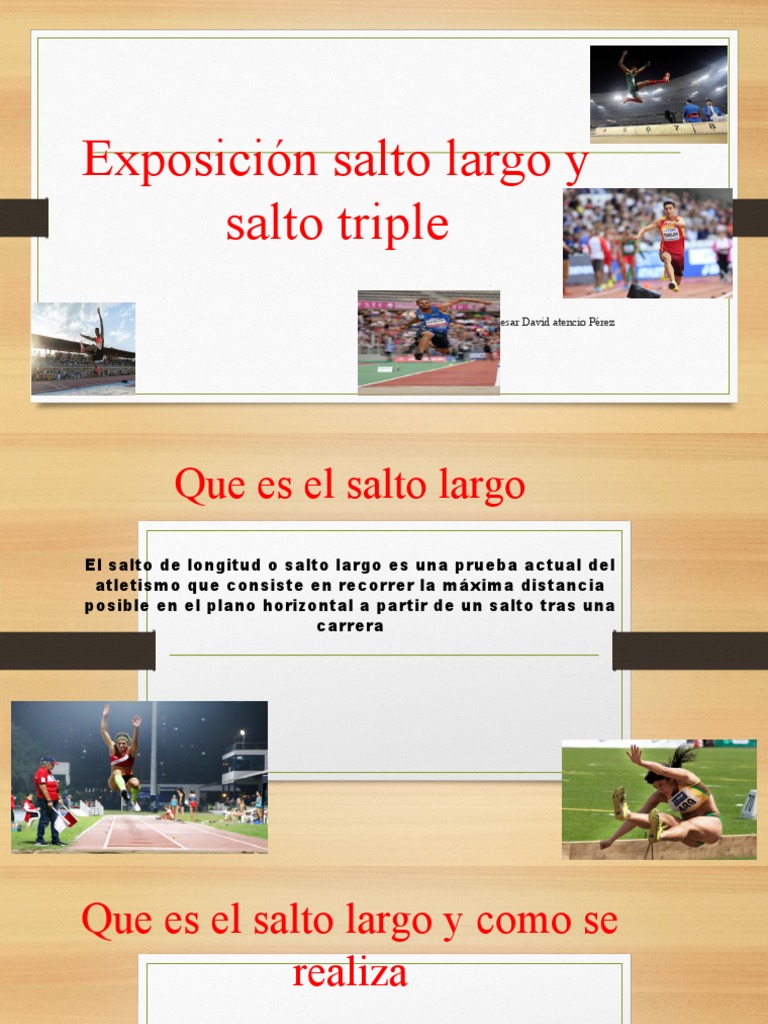 Salto Largo y Triple: Definición y Ejecución | PDF