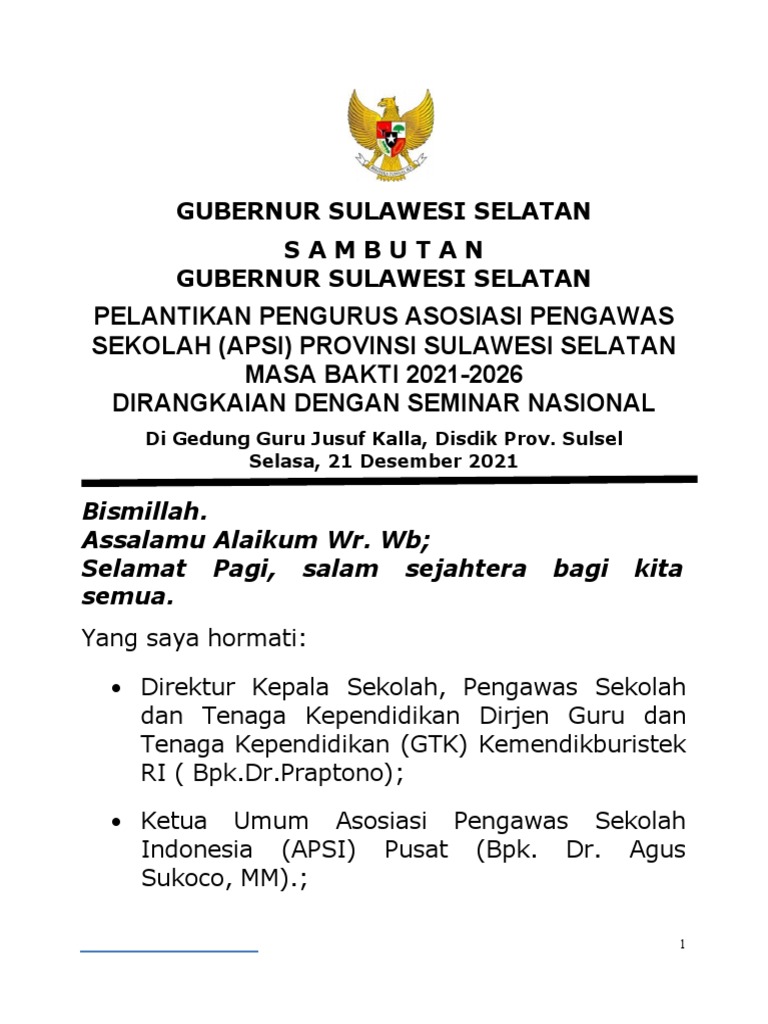 Pelantikan Apsi | PDF